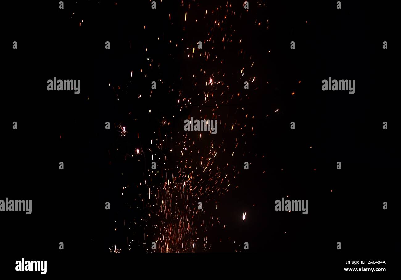 fireworks celebrating Indian Festivals Stock Photo - Alamy