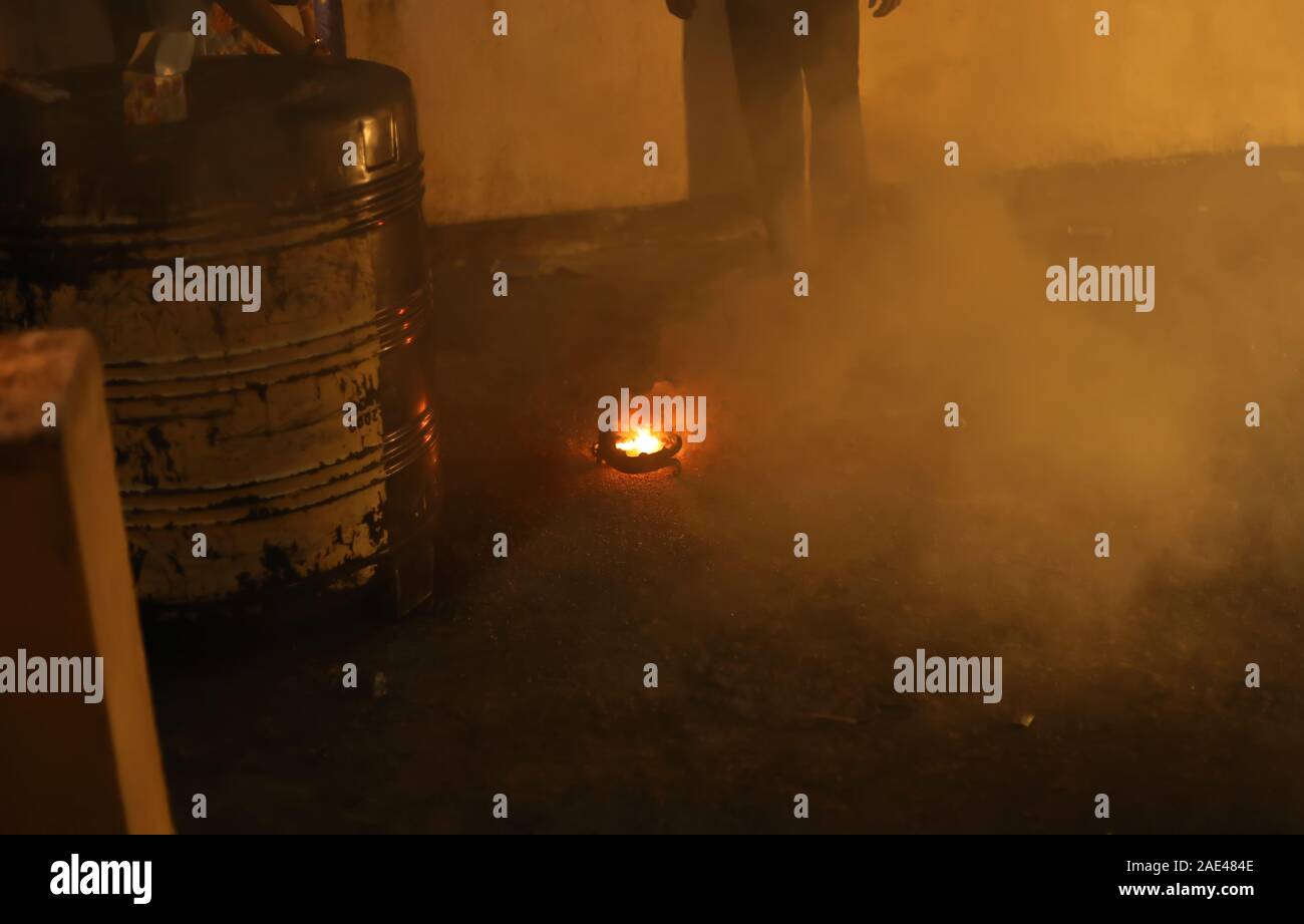 Diwali festival fire works. Diwali festival is celebrated in India in ...