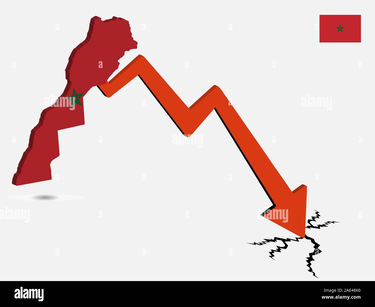 Morocco eps map Stock Vector Images - Alamy