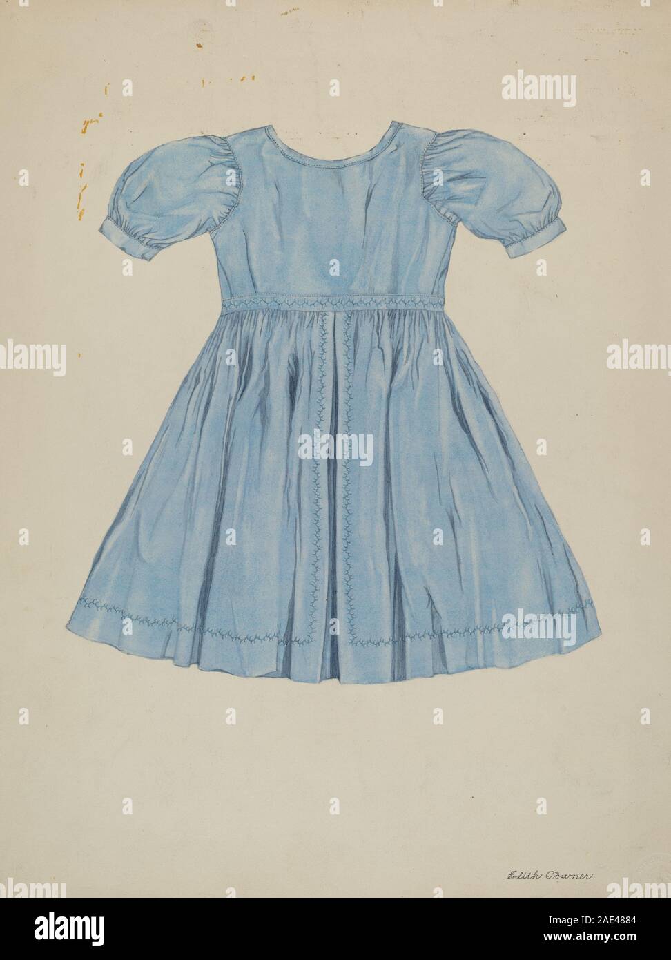 Boy's Dress; 1935/1942 Edith Towner, Boy's Dress, 1935-1942 Stock Photo ...