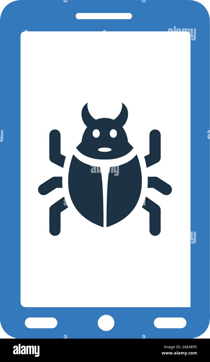 Mobile virus Stock Vector Images - Alamy