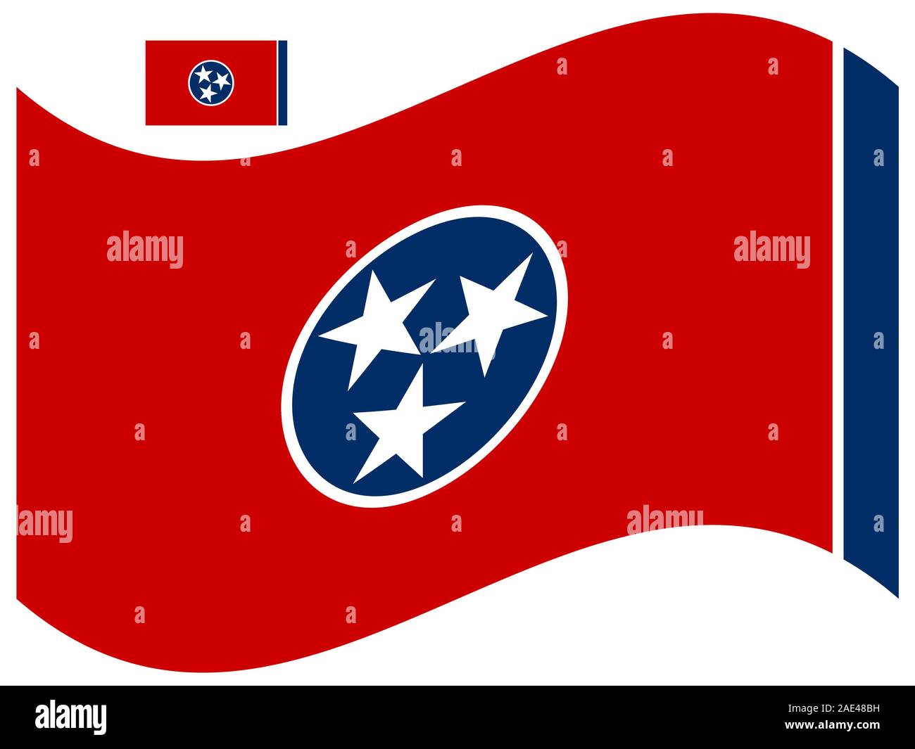 Wave Tennessee Flag Vector illustration Eps 10 Stock Vector Image & Art ...