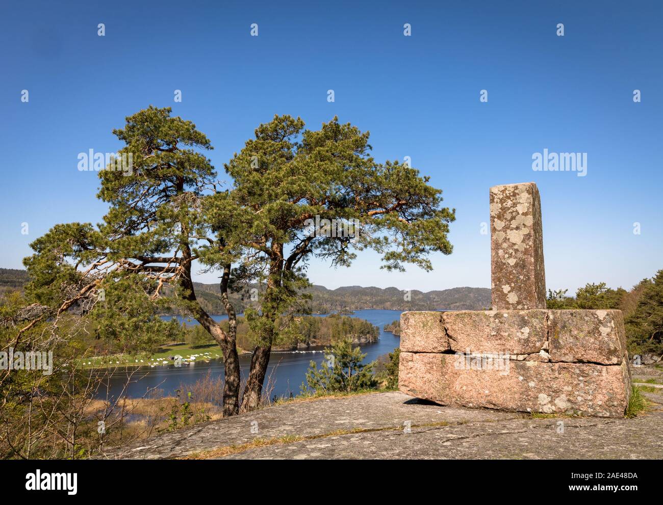 Norwegian boundary stone hi-res stock photography and images - Alamy