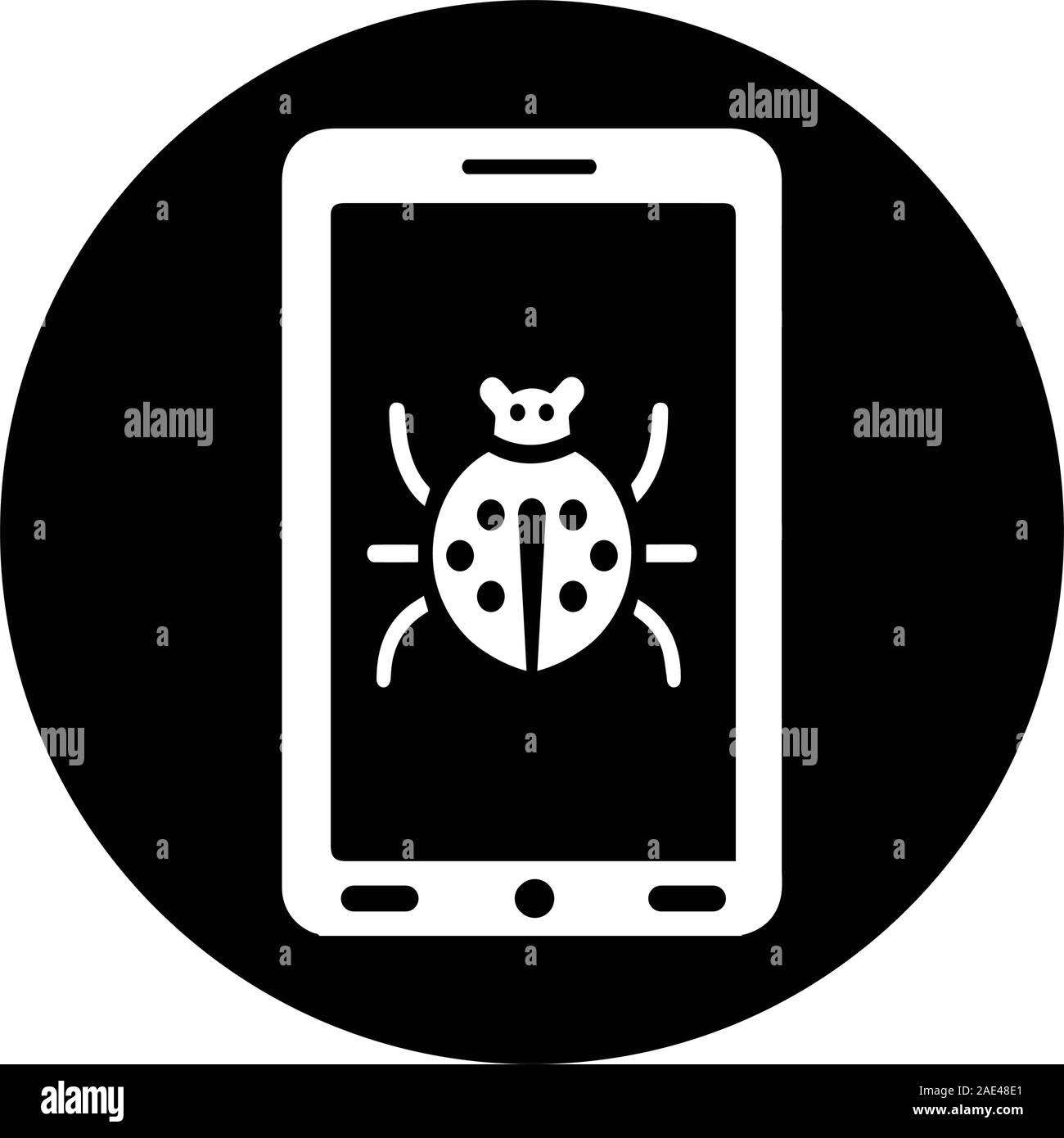 Malware, threat, mobile virus icon Stock Vector Image & Art - Alamy