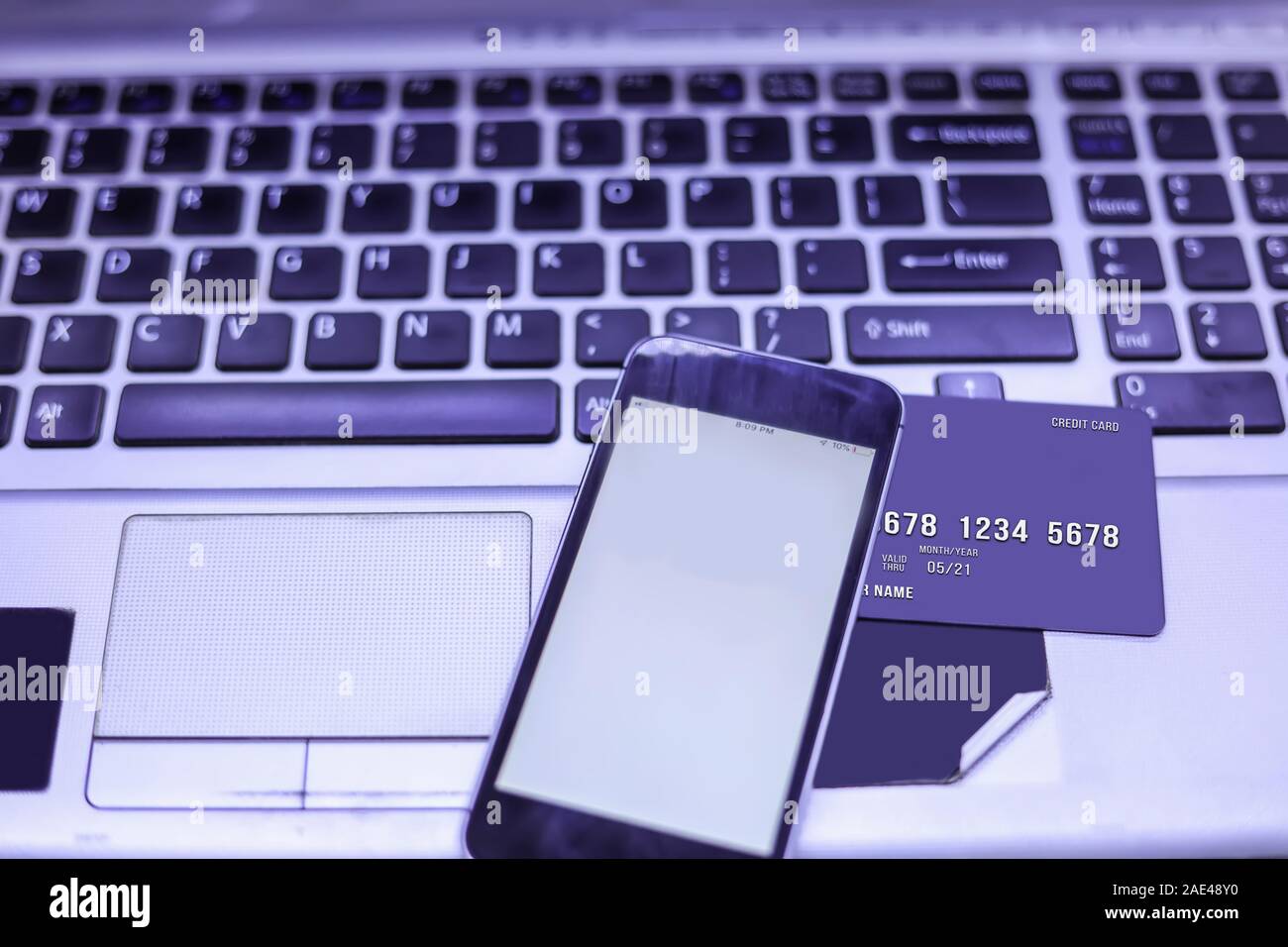 credit card or debit card and mobile phone closeup Stock Photo - Alamy