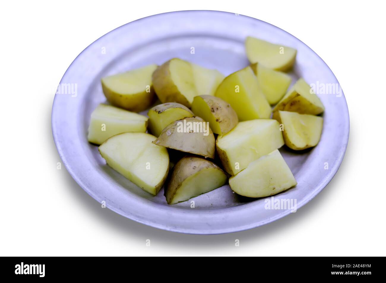Cooking homemade natural potatoes Cut Out Stock Images & Pictures - Alamy