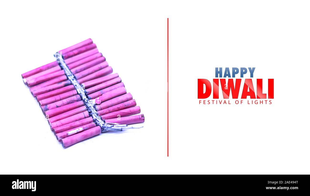 Firecrackers String isolated on white backgrounds Stock Photo - Alamy