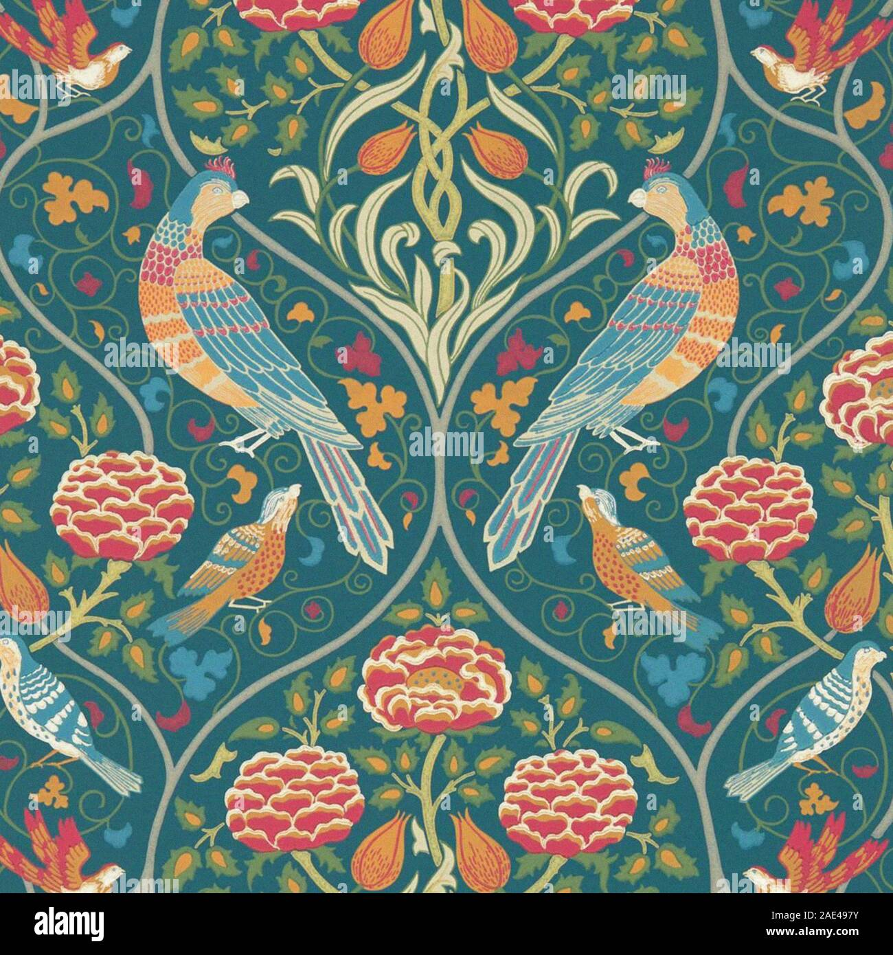 William morris pattern hi-res stock photography and images - Alamy