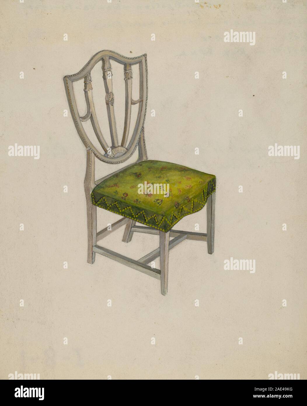 Chair; c. 1936 Edna C Rex, Chair, c 1936 Stock Photo - Alamy