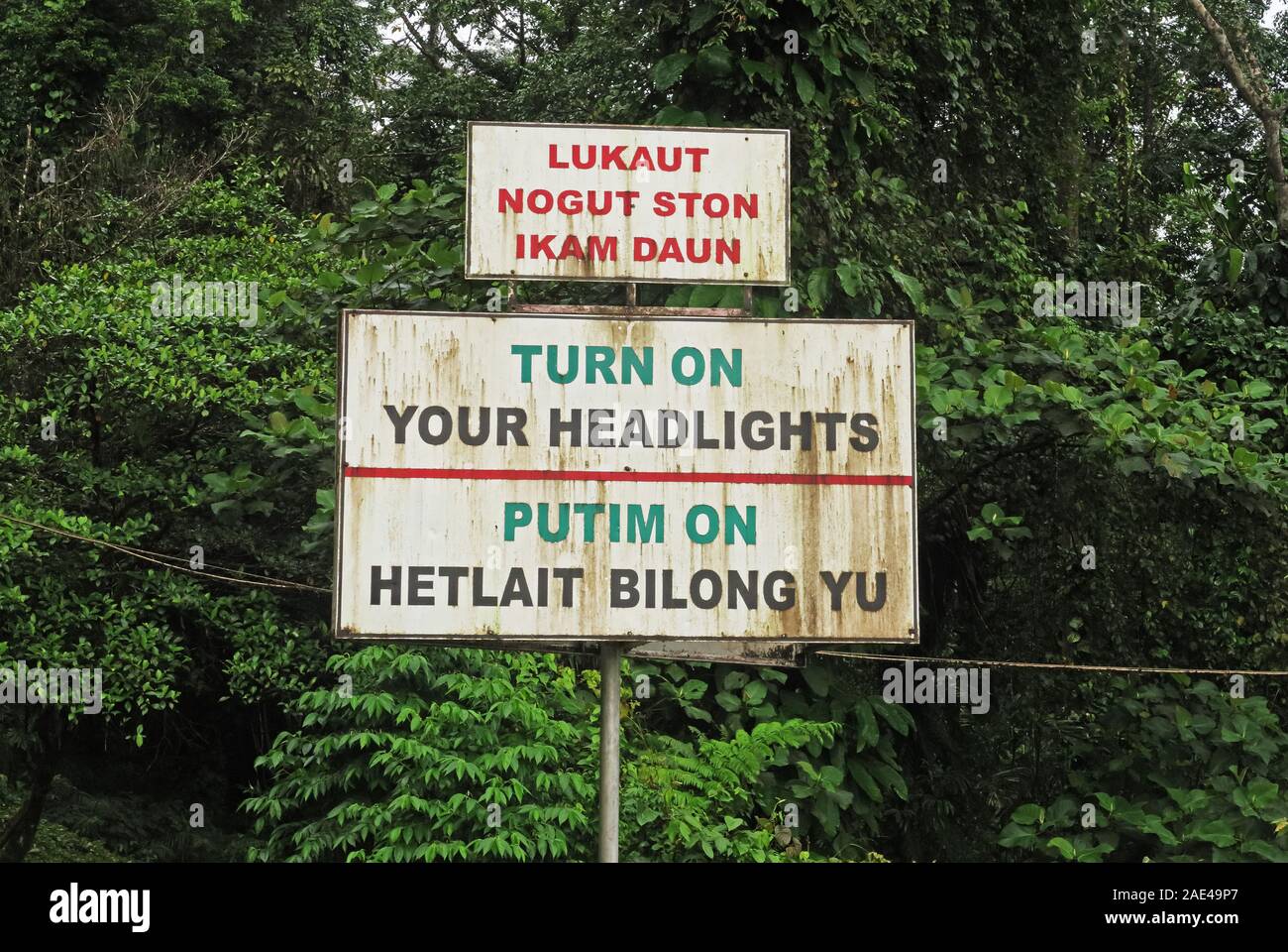 Pidgin language hi-res stock photography and images - Alamy