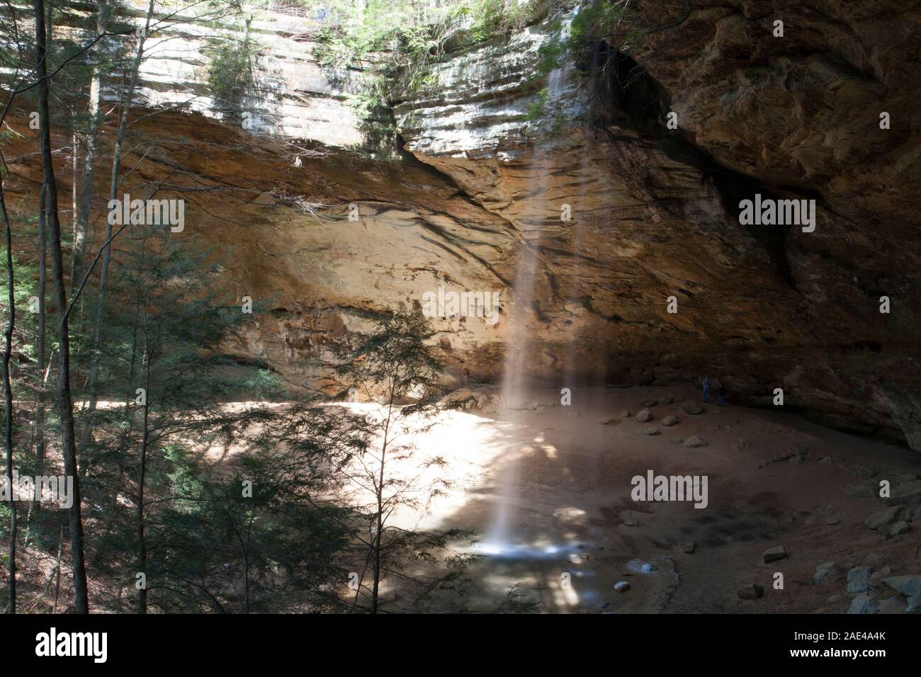 Ash Cave Falls, Hocking Hills State Park, Ohio Stock Photo - Alamy