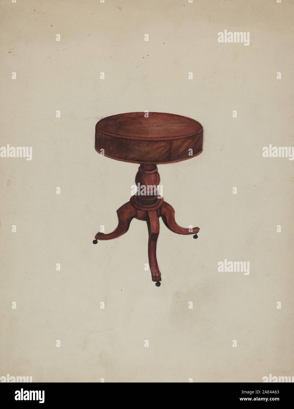 Table; 1935/1942 Edna C Rex, Table, 1935-1942 Stock Photo - Alamy