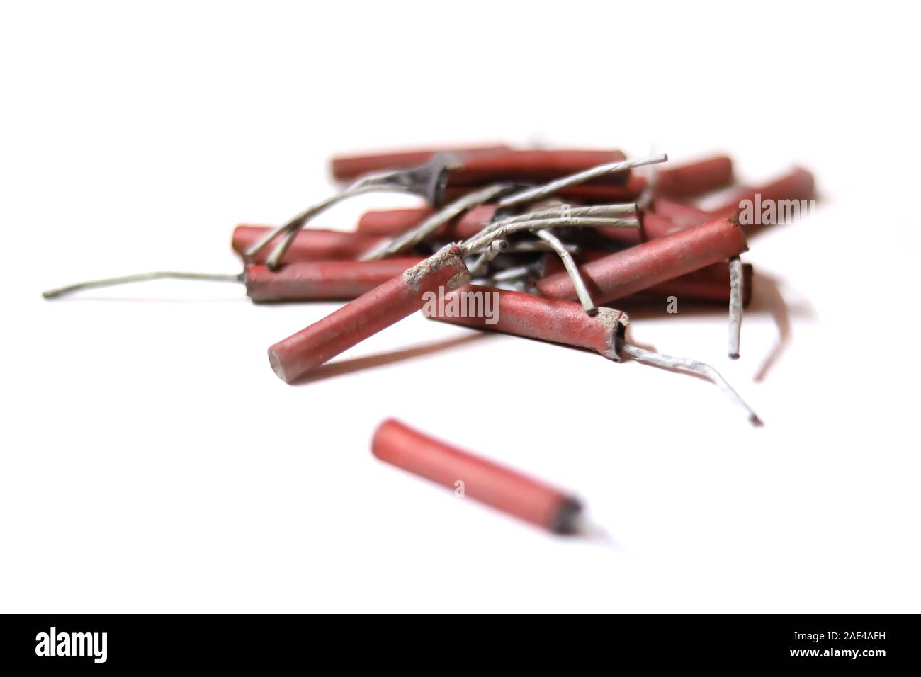 Firecrackers isolated on white backgrounds Stock Photo - Alamy