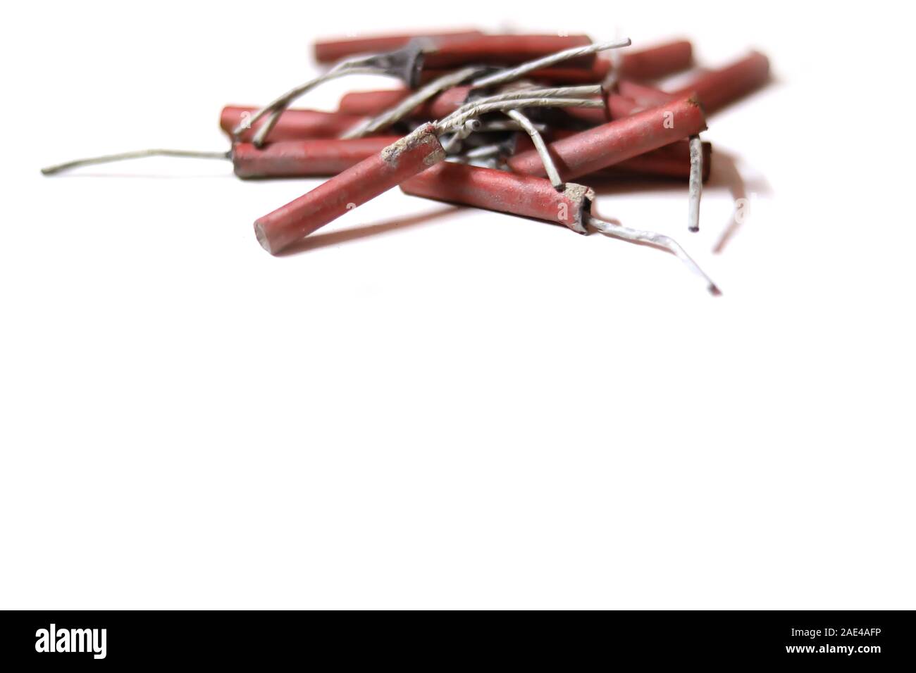Firecrackers isolated on white backgrounds Stock Photo - Alamy