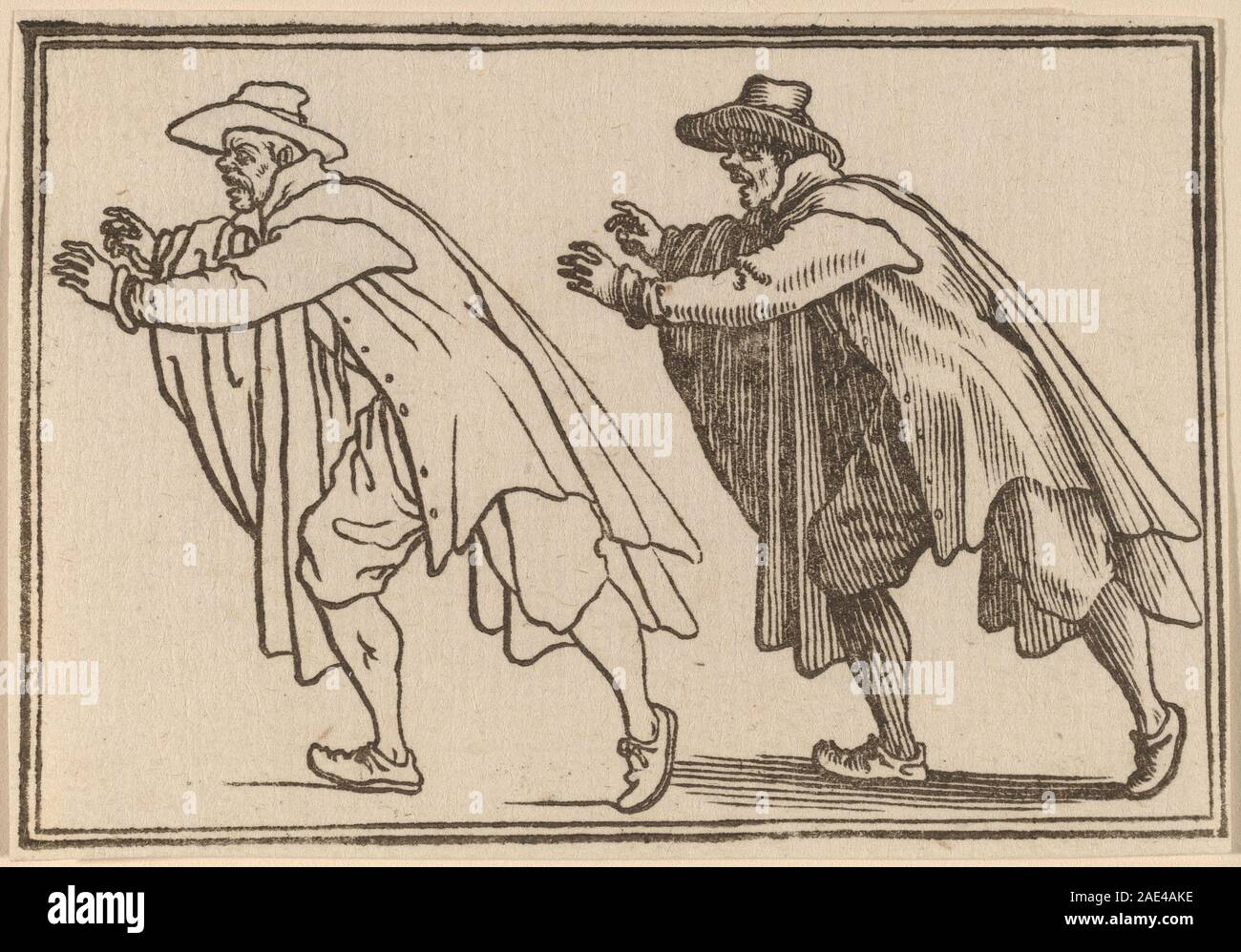 Created in 1621 by Edouard Eckman after Jacques Callot, this work ...