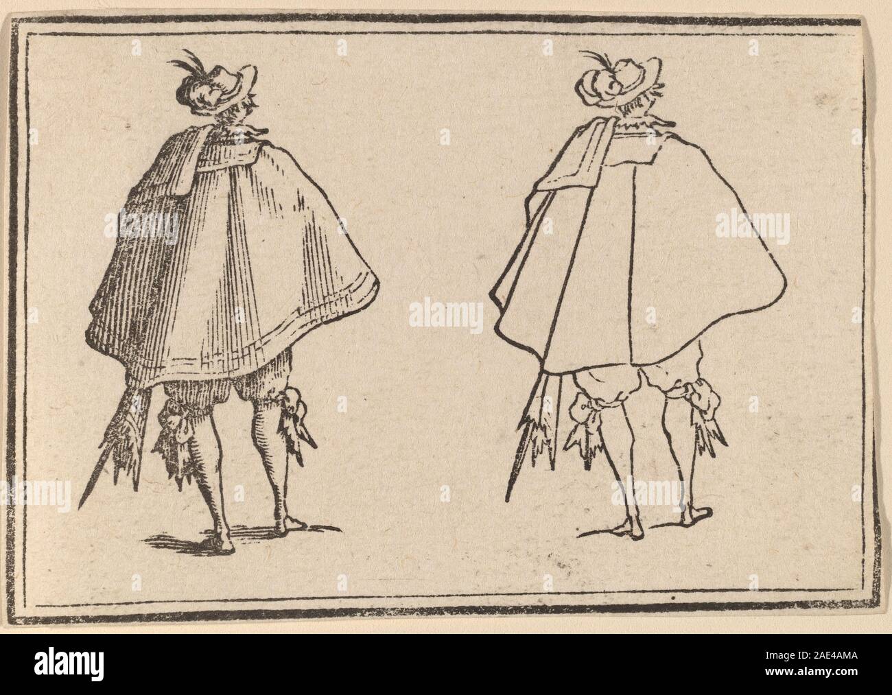 An artwork created in 1621 by Edouard Eckman after Jacques Callot ...