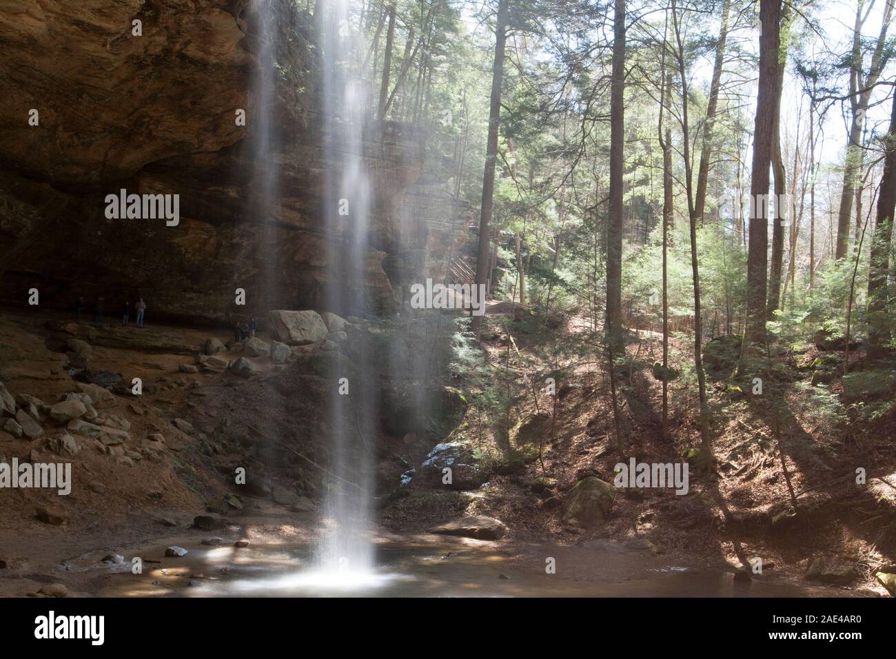 Ash Cave Falls, Hocking Hills State Park, Ohio Stock Photo - Alamy