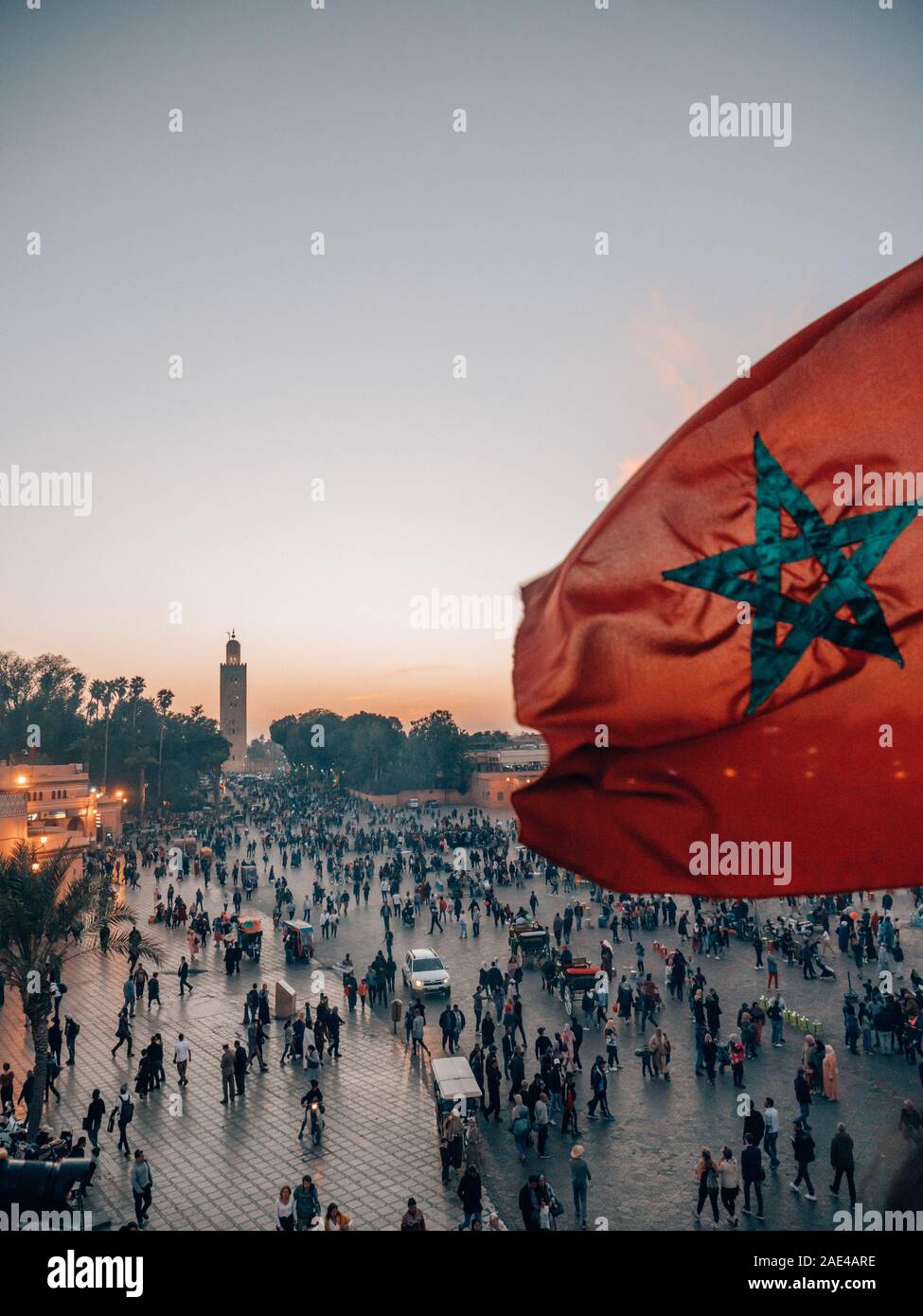 Moroco flag hi-res stock photography and images - Alamy