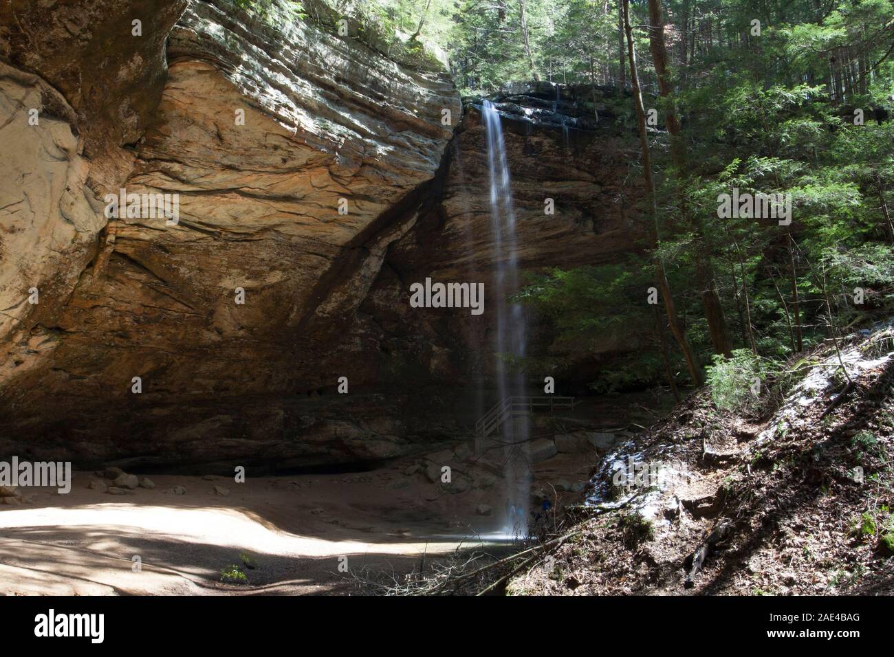 Ash Cave Falls, Hocking Hills State Park, Ohio Stock Photo - Alamy