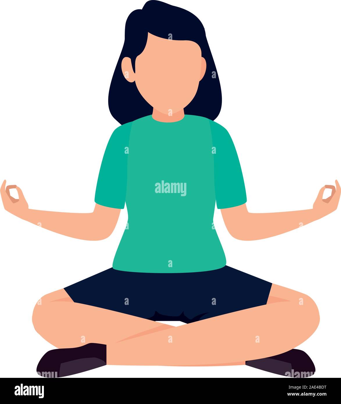 Avatar woman and healthy lifestyle vector design Stock Vector Image ...
