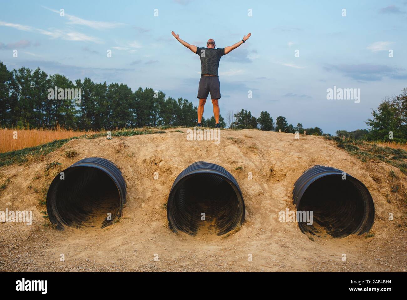 Triumphantly hi-res stock photography and images - Alamy