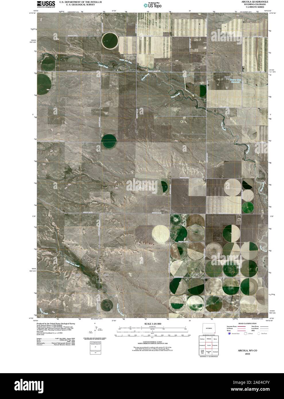 Map of arcola hi-res stock photography and images - Alamy