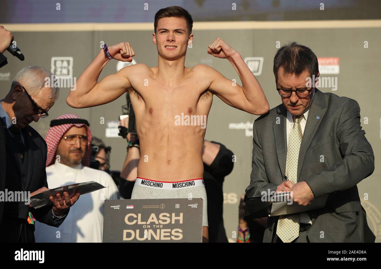 Ivan "Hopey" Price during the weigh in at the Al Faisaliah Hotel in ...
