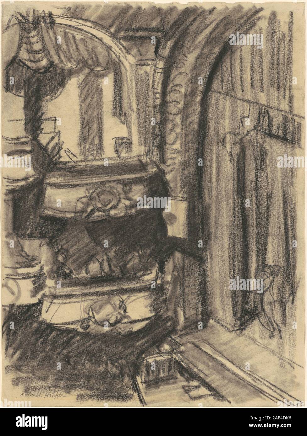 Burlesque Theatre, Times Square; early 1940s Edward Hopper, Burlesque ...