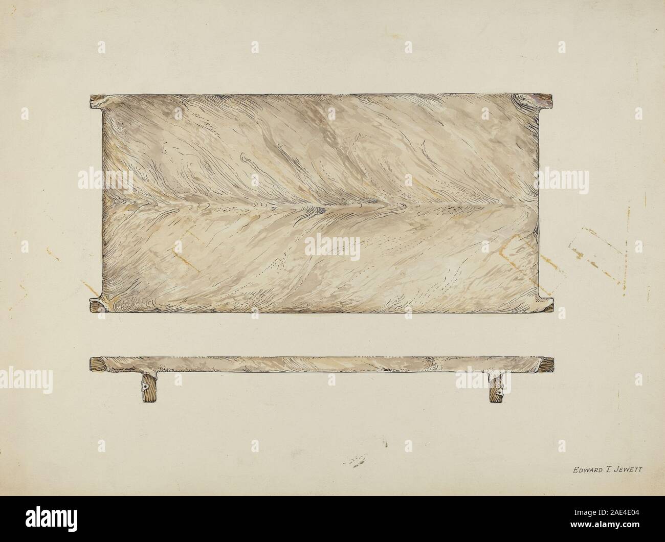 Rawhide Bedstead; c. 1936 Edward Jewett, Rawhide Bedstead, c 1936 Stock ...
