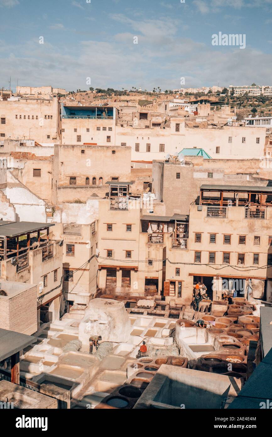 Cityscape of Fez, Morocco Stock Photo - Alamy