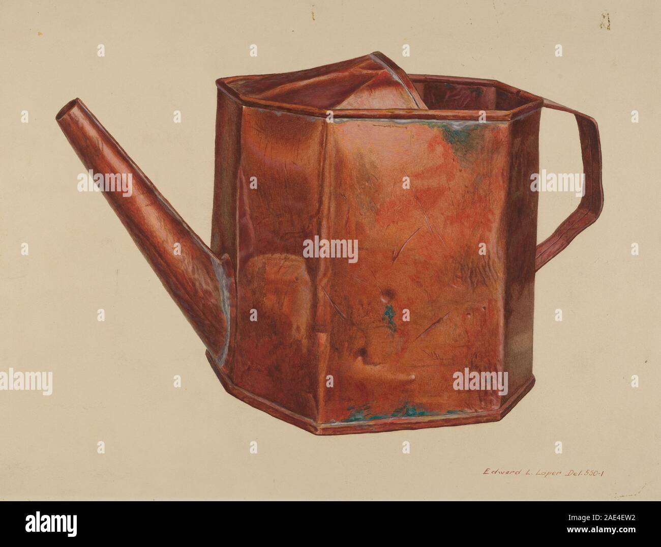 Syrup Cruet; c. 1942 Edward L Loper, Syrup Cruet, c 1942 Stock Photo ...