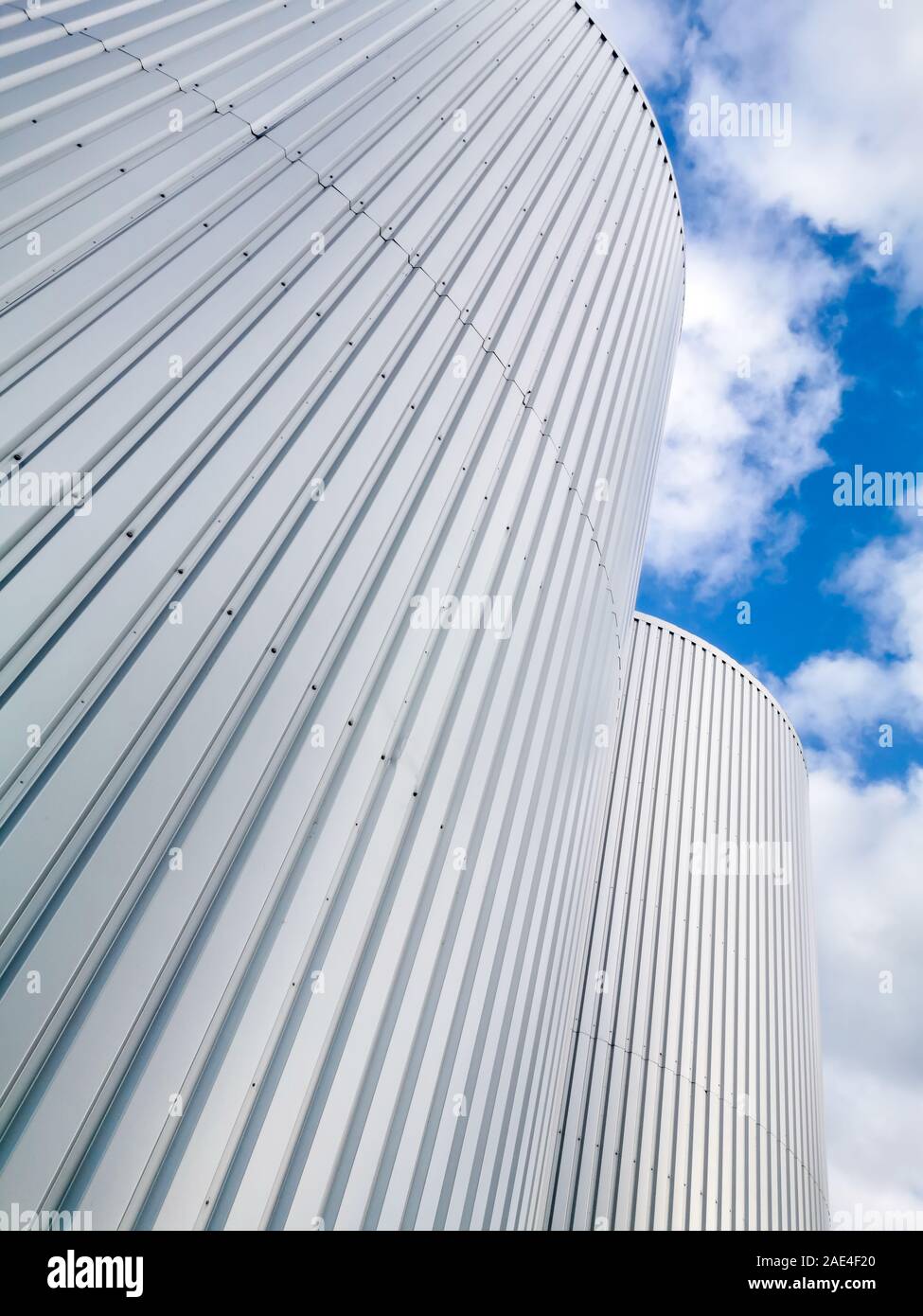 Biomass crane for handling Waste, Slag, Sludge, Straw bale Stock Photo ...