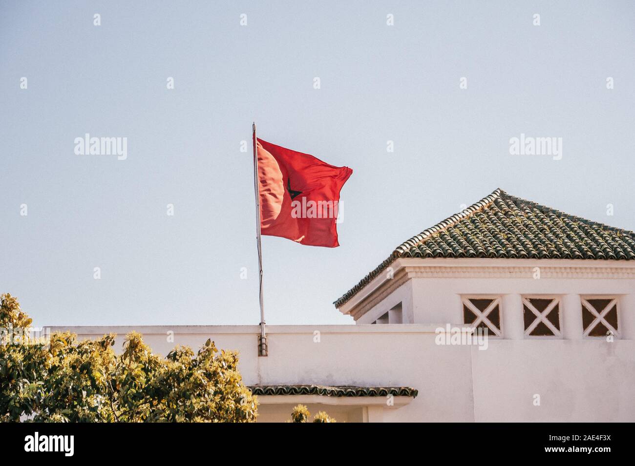 Moroccan flag vector hi-res stock photography and images - Alamy