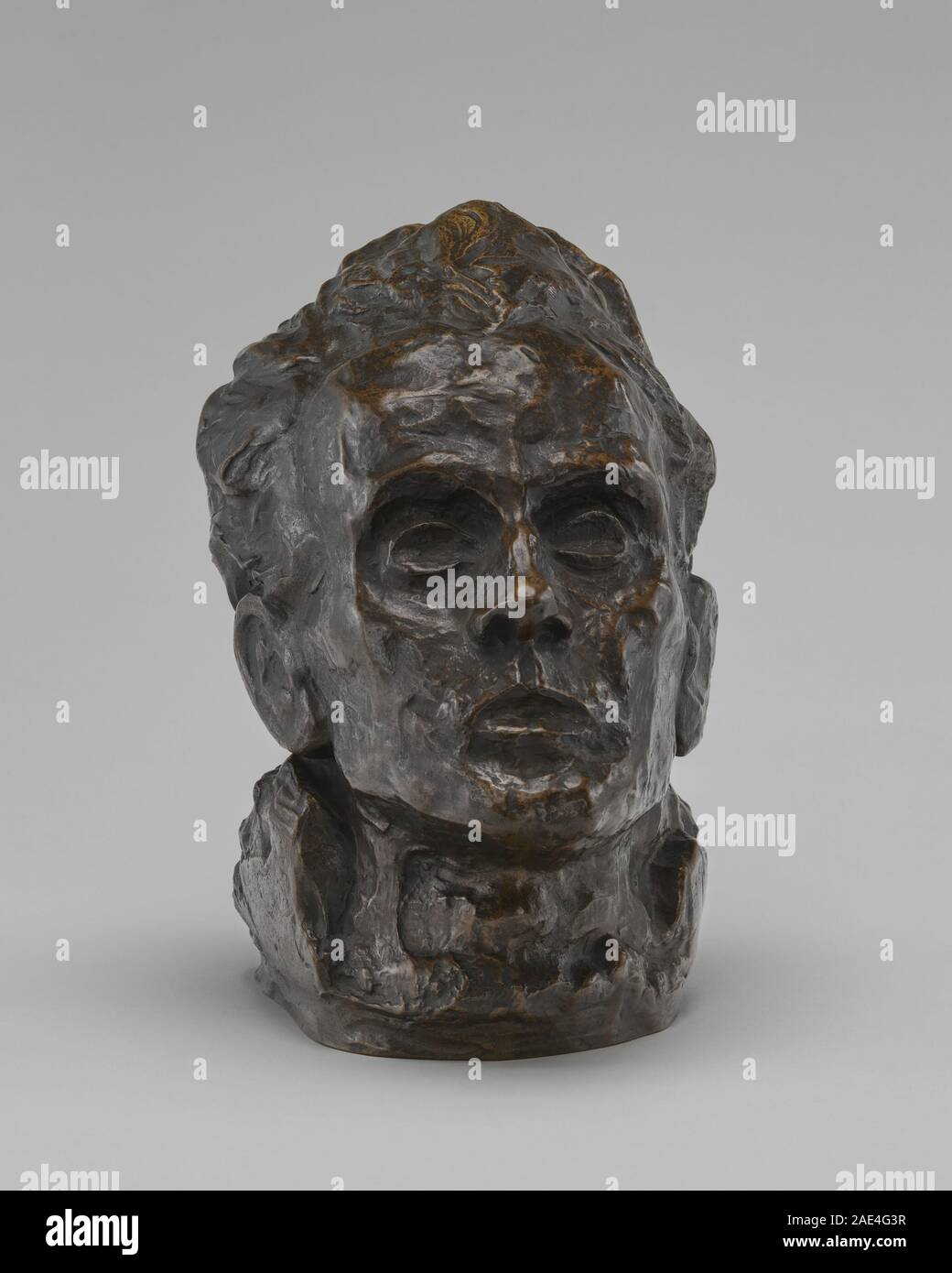 A self-portrait by Egon Schiele created circa 1917 and cast between ...