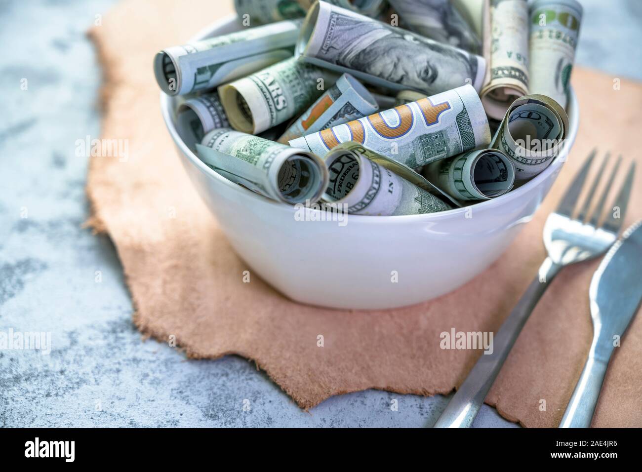 Rolled currency bill dollar bill face hi-res stock photography and ...