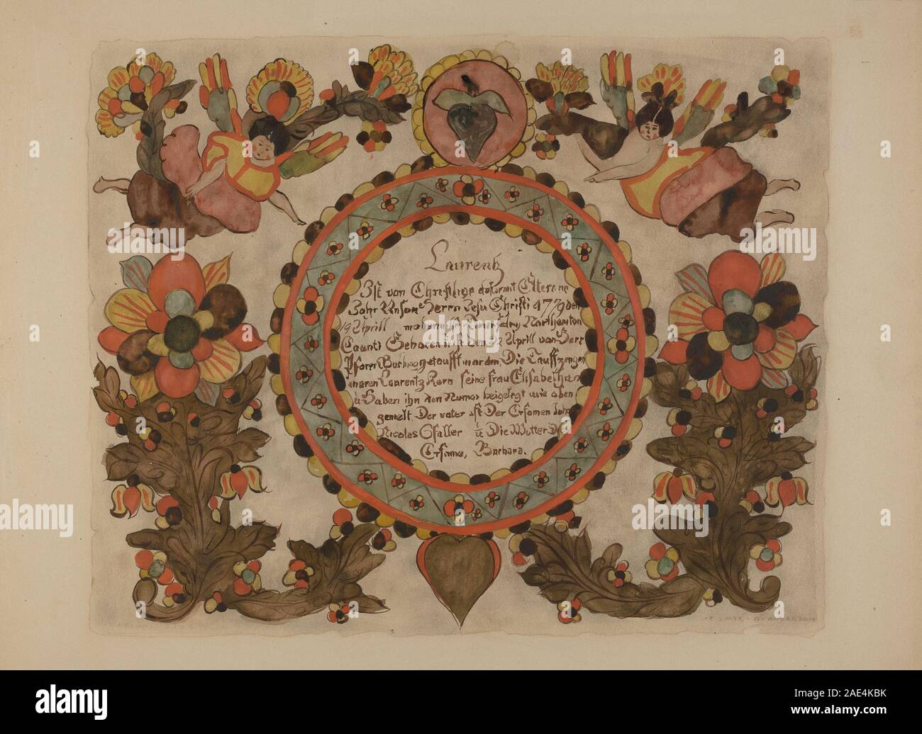 Pa. German Birth Certificate; c. 1937 Elmer G Anderson, Pa German Birth ...