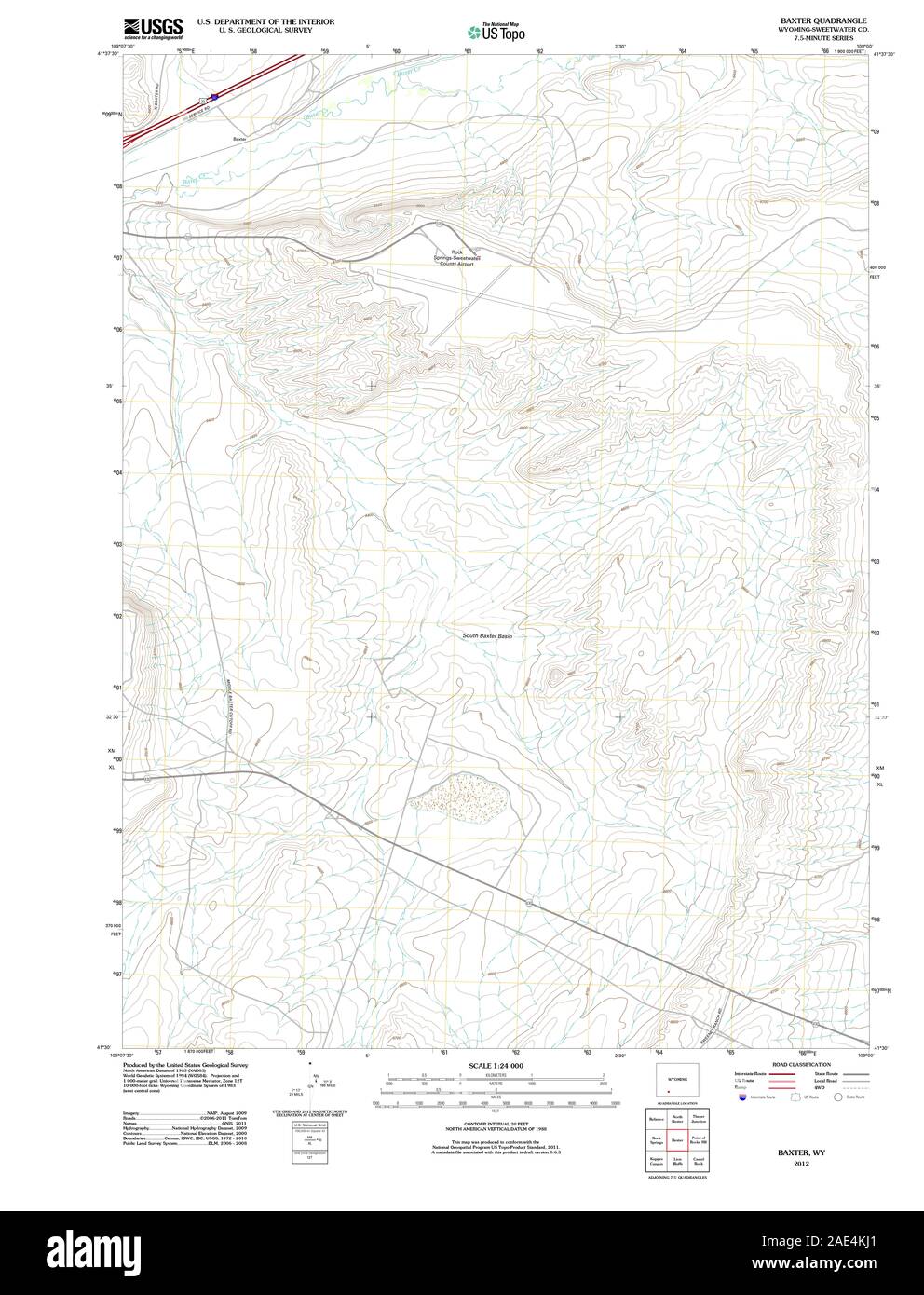 Map of baxter Cut Out Stock Images & Pictures - Alamy