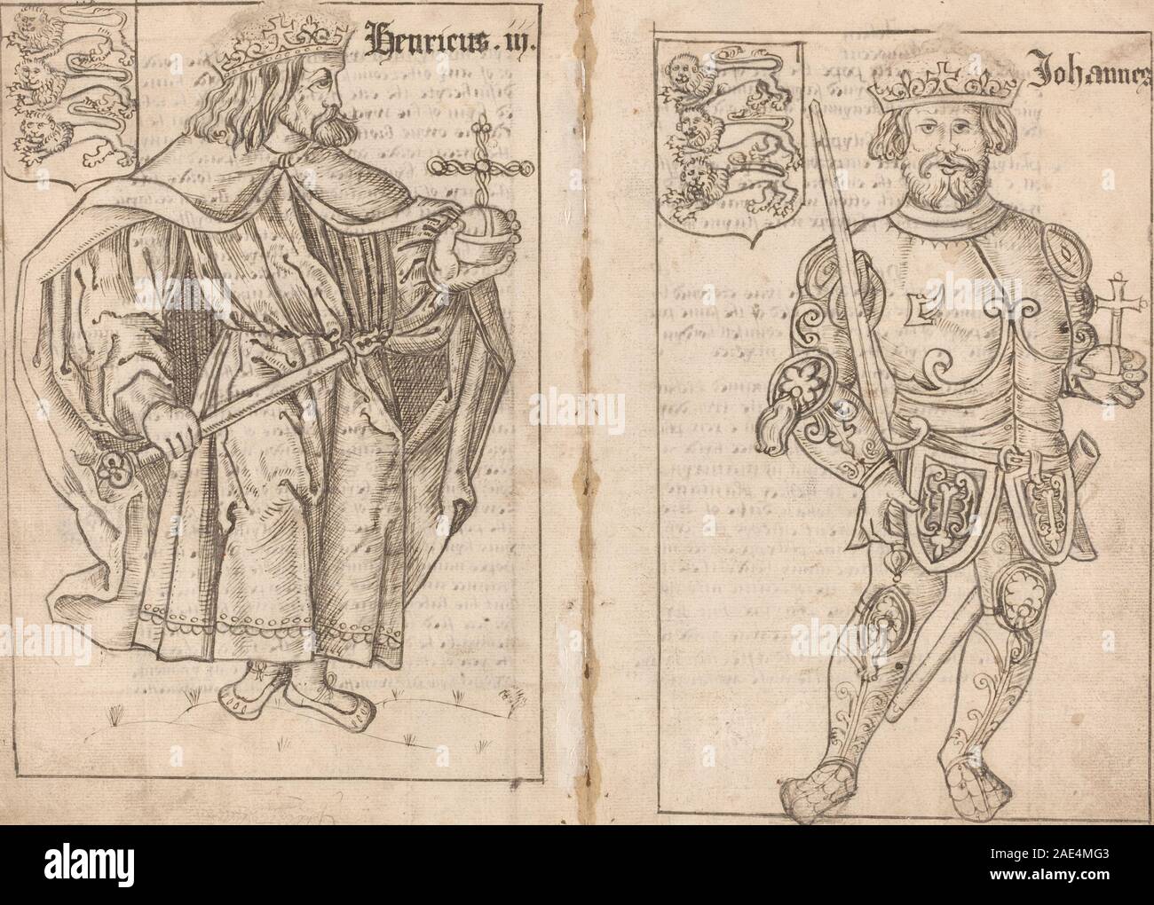 King John [right side]; 16th century English 16th Century, King John ...