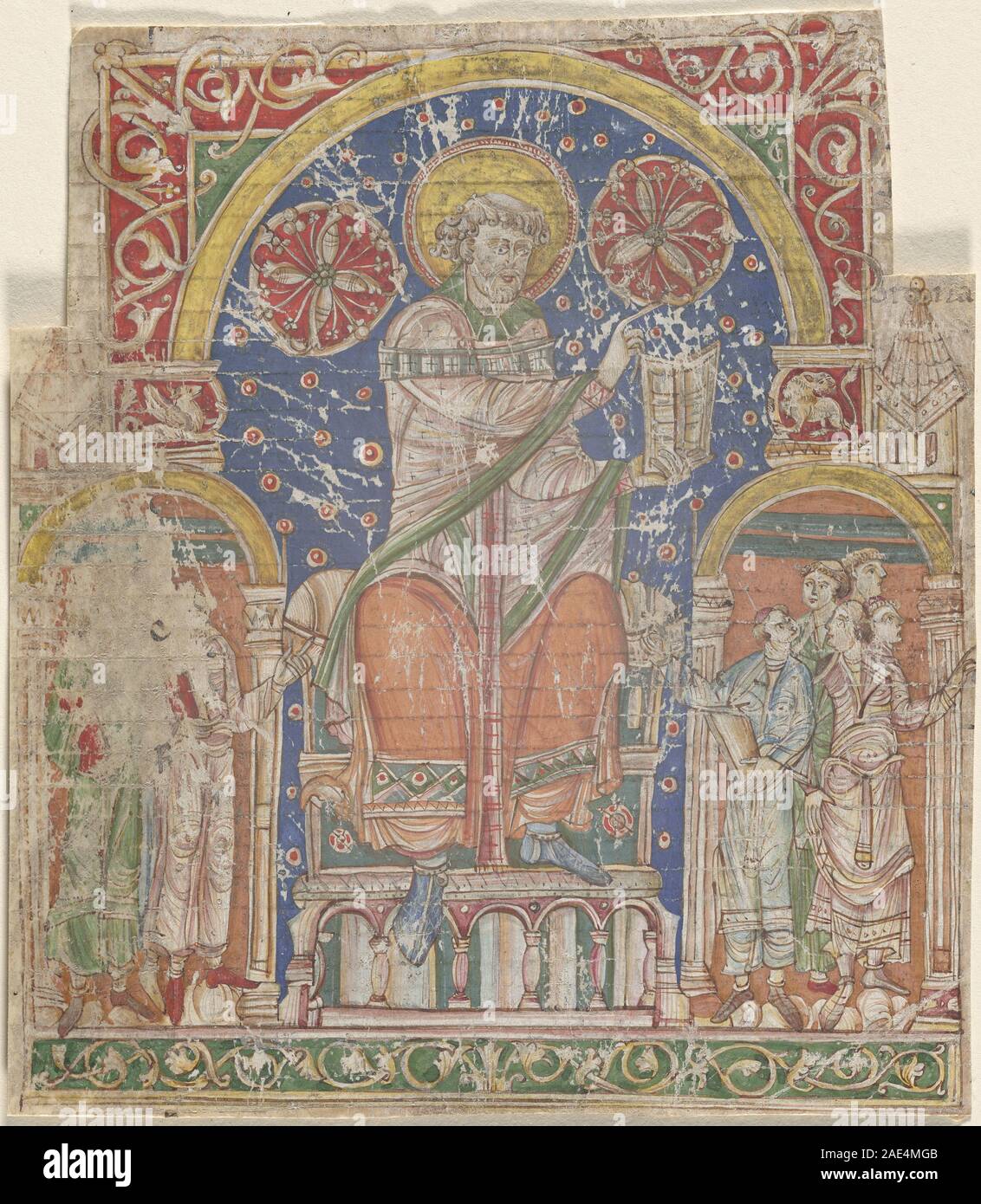 Saint Augustine; 12th century English 12th Century, Saint Augustine ...