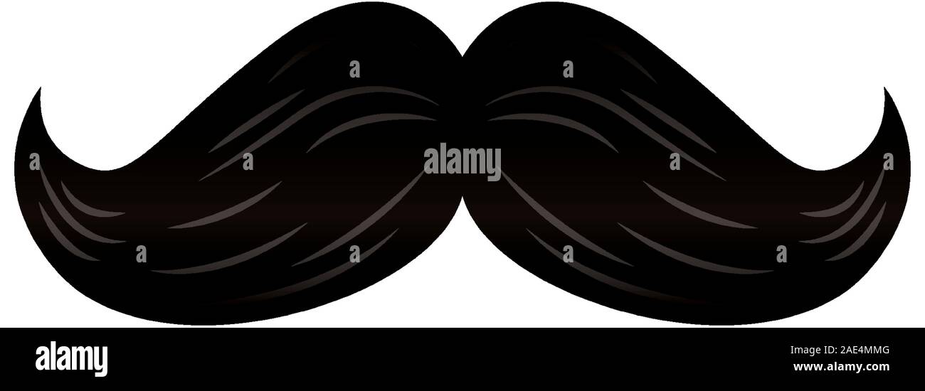 elegant mustache male accessory icon Stock Vector Image & Art - Alamy