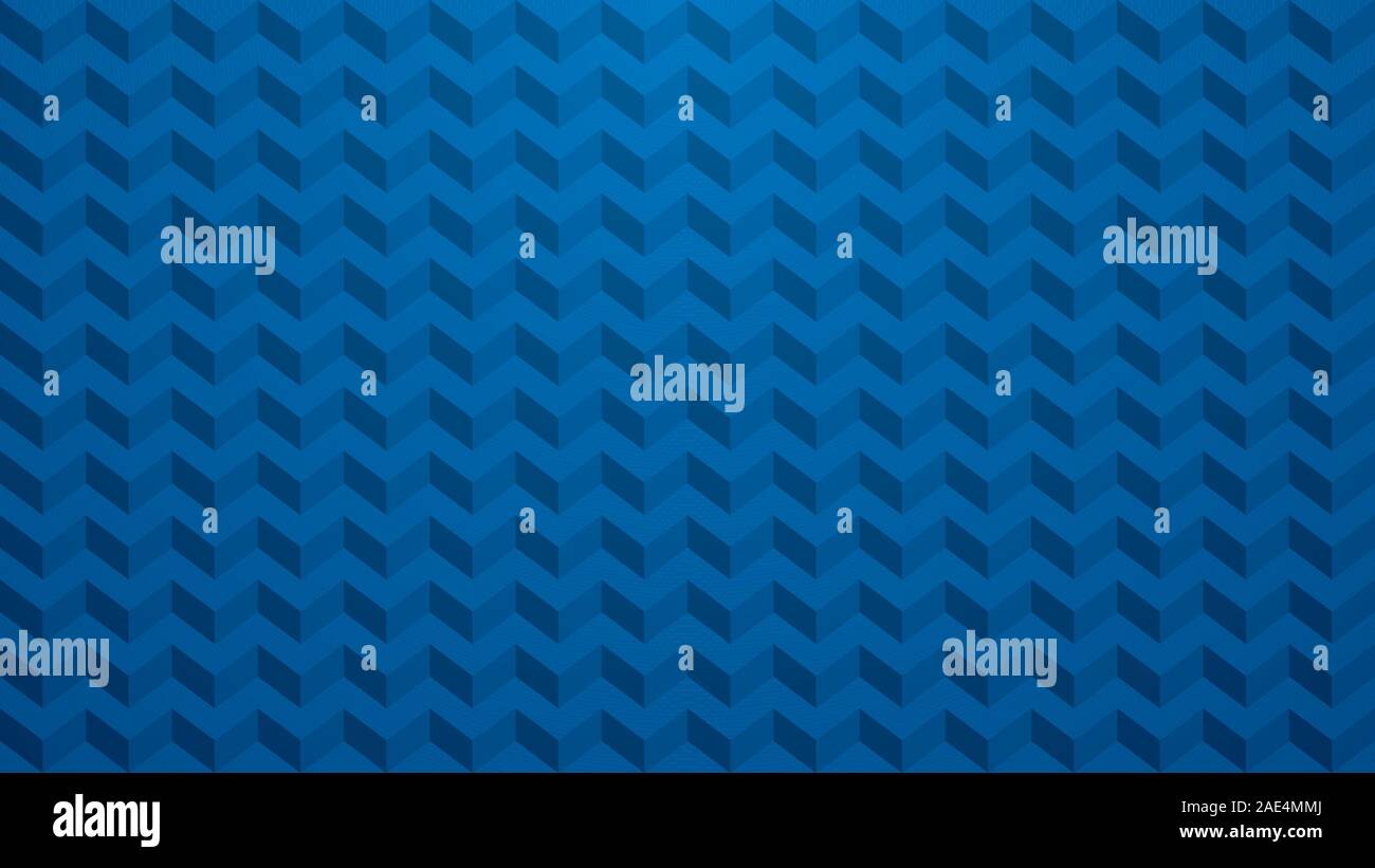 Blue chevron background. Vector seamless pattern with copy space for ...