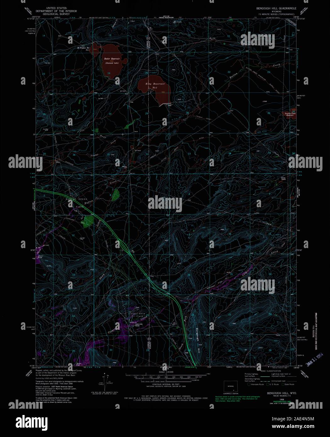 Map of bengough hi-res stock photography and images - Alamy