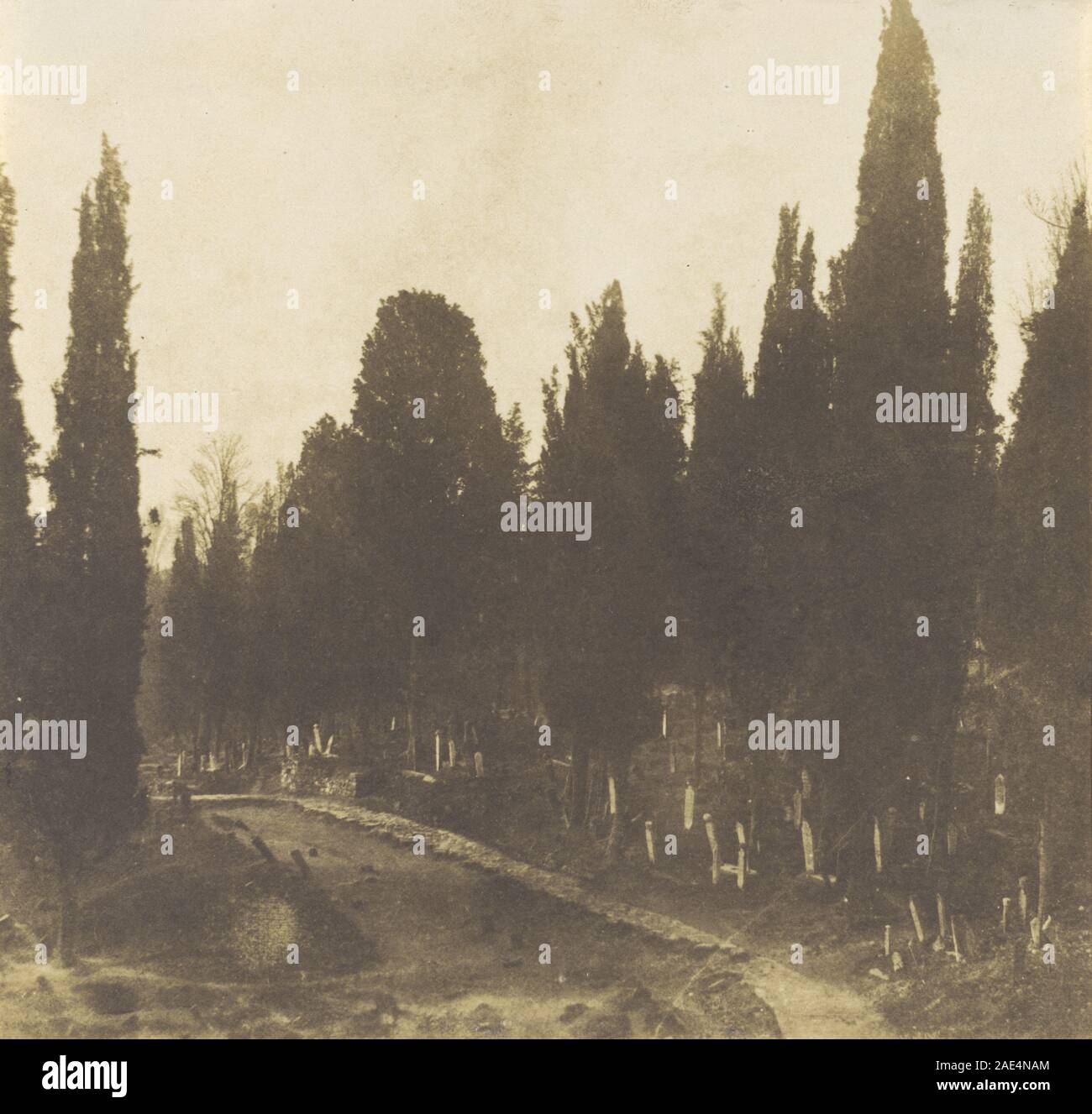 Turkey: Scutari Cemetery; 1852date Ernest De Caranza, Turkey- Scutari ...