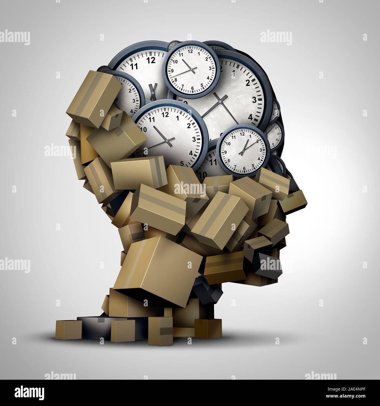 Delivery time and shipping logistics concept and global schedule ...