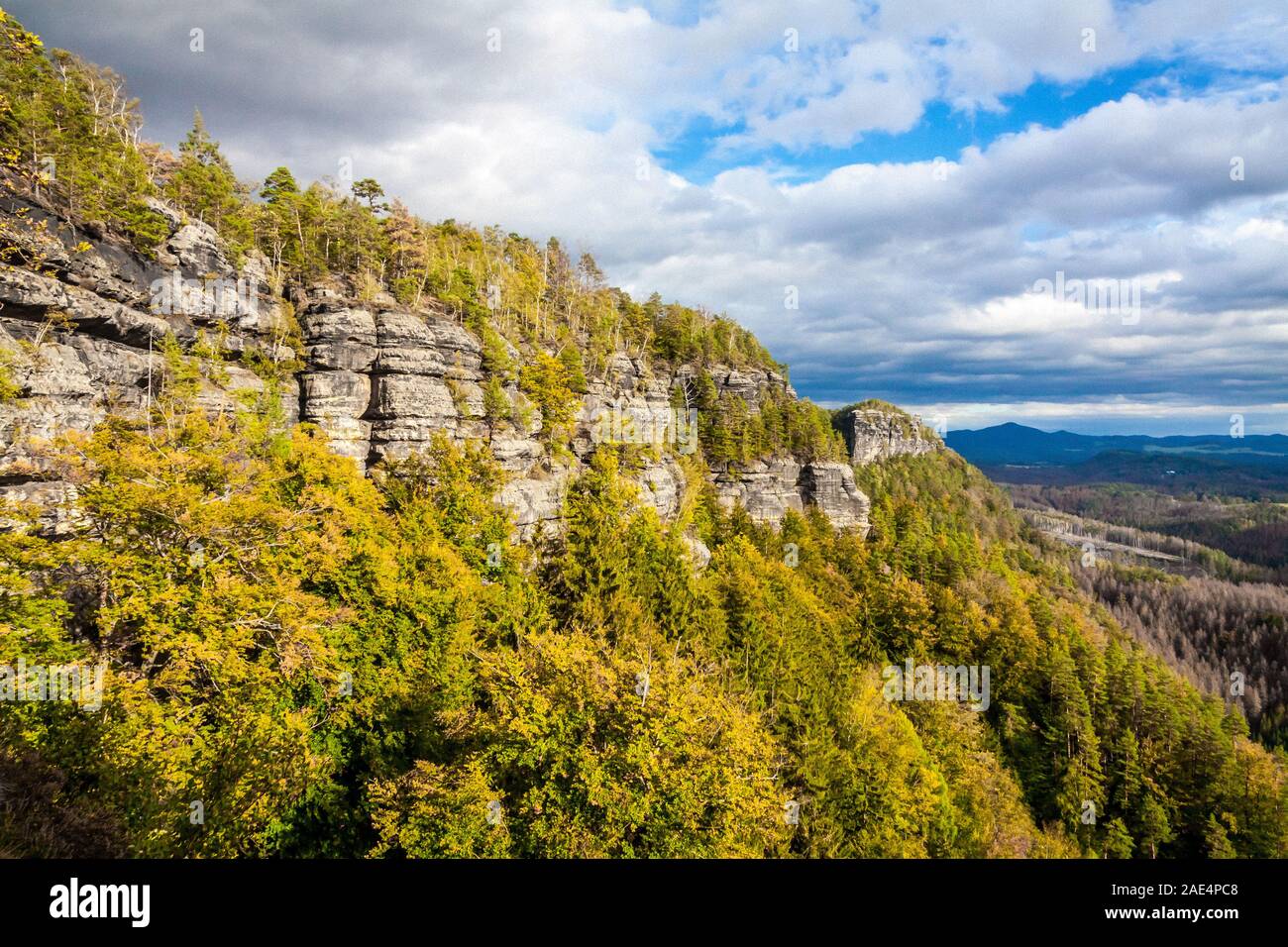 The sandstone landscape in Bohemia, Czech Republic Stock Photo - Alamy