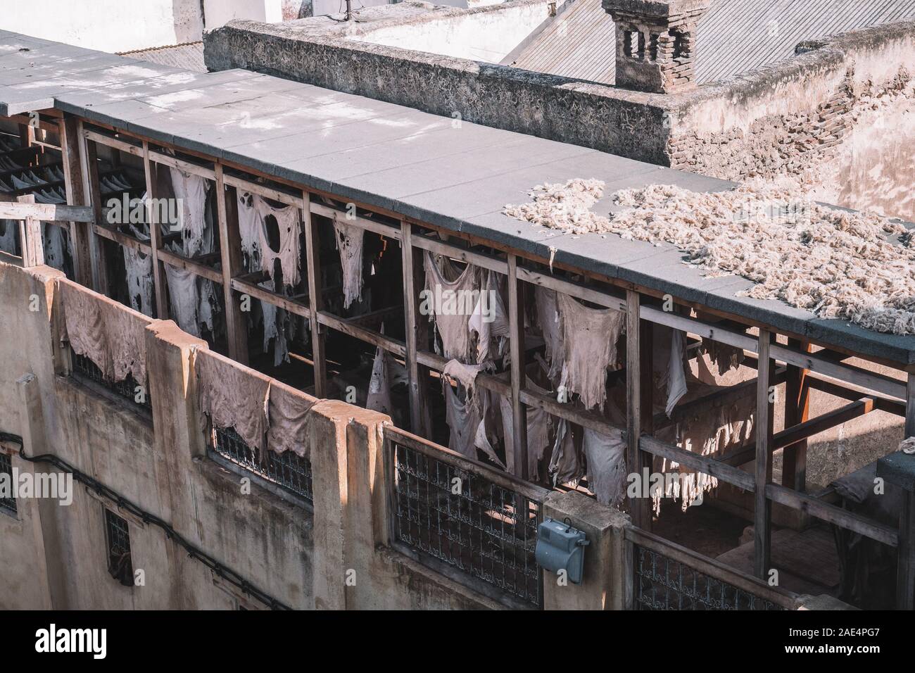 Animal skin tanning hi-res stock photography and images - Alamy