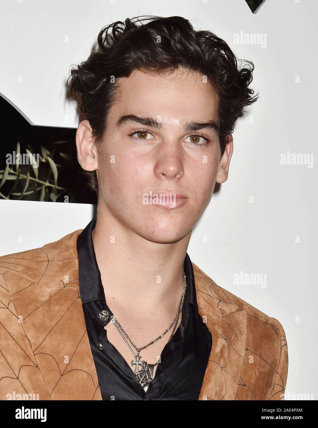 WEST HOLLYWOOD, CA - DECEMBER 05: Paris Brosnan attends the 2019 GQ Men ...