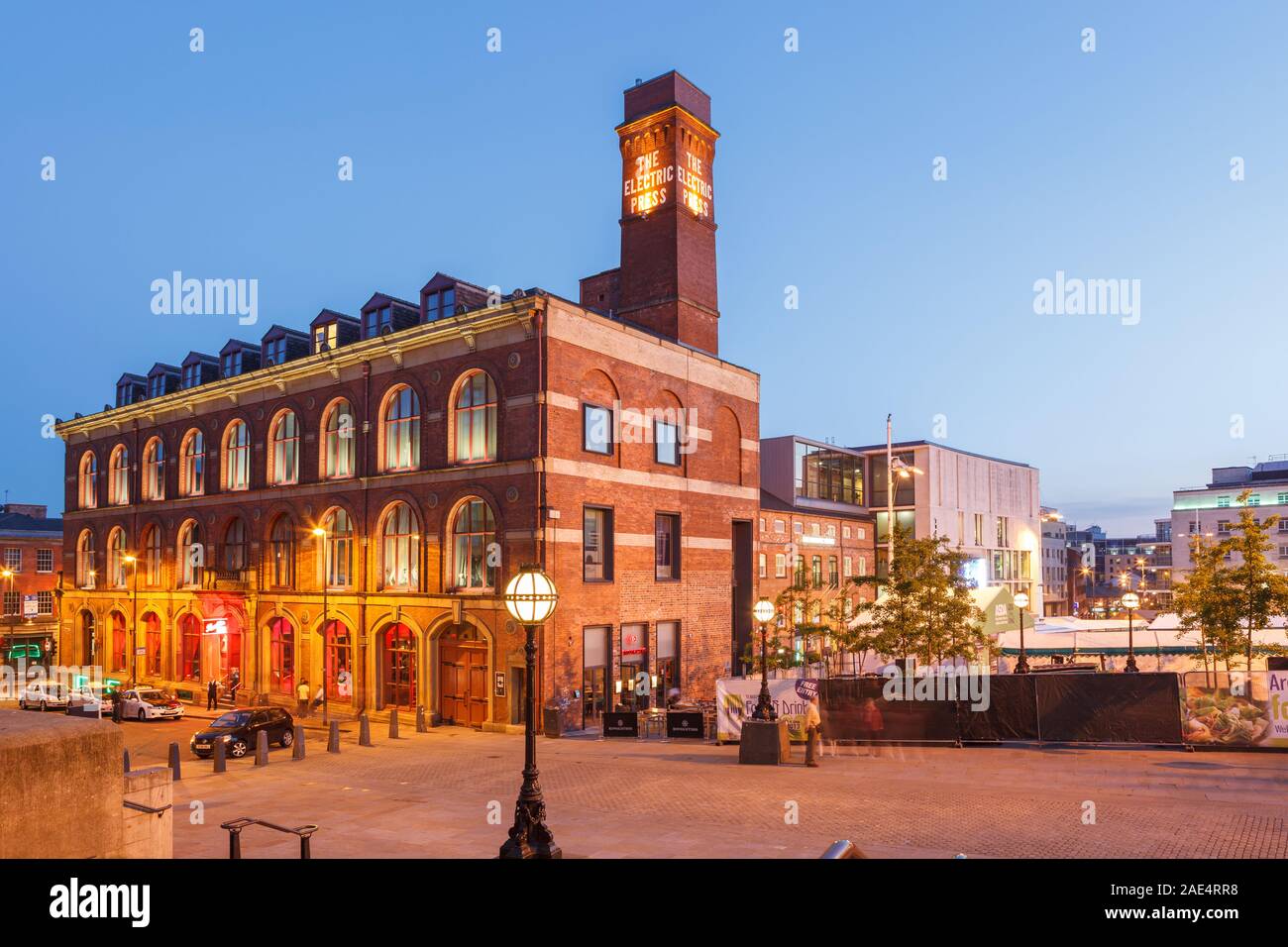 The electric press building millennium square leeds hi-res stock ...