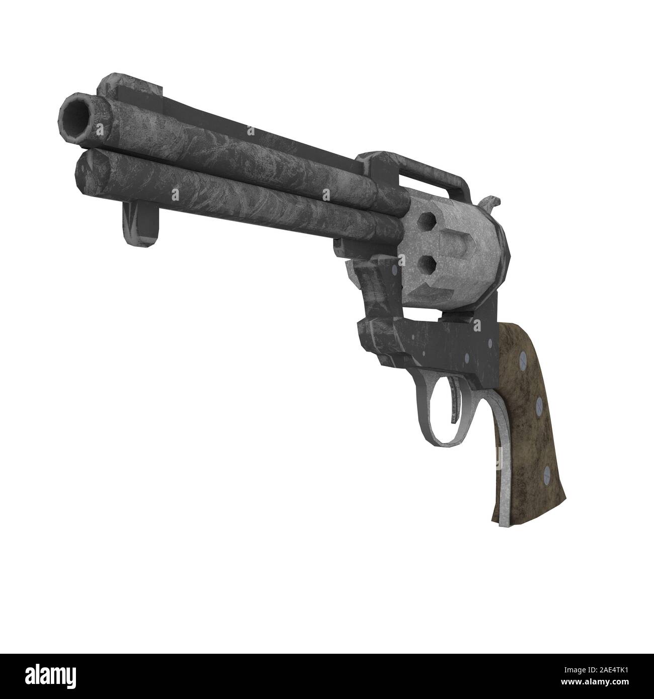 Colt Single Action Army handgun classical wild west armed revolver 3d ...