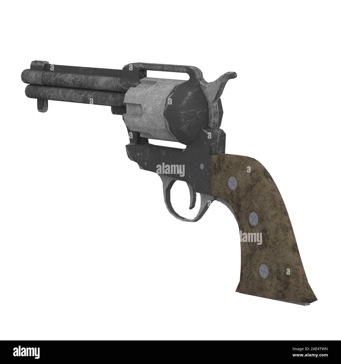 Colt Single Action Army handgun classical wild west armed revolver 3d ...